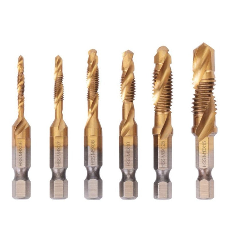 Titanium-Coated Tap Bit Set – FixionTools
