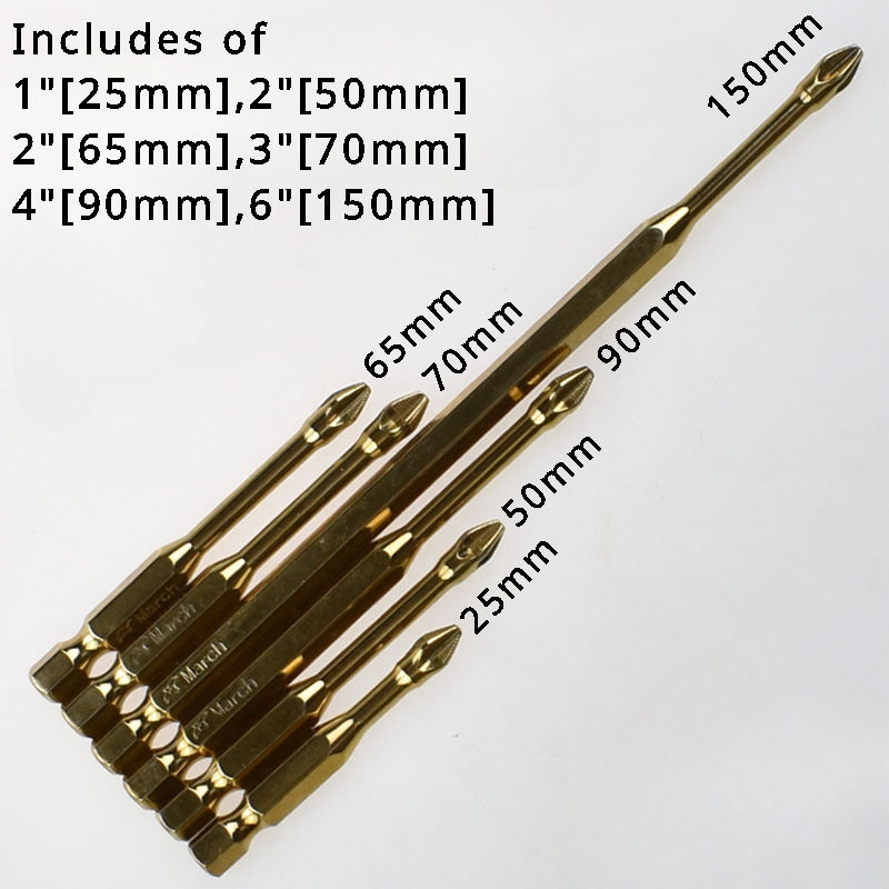 Magnetic Screwdriver Bit(S3 Alloy Steel) – FixionTools